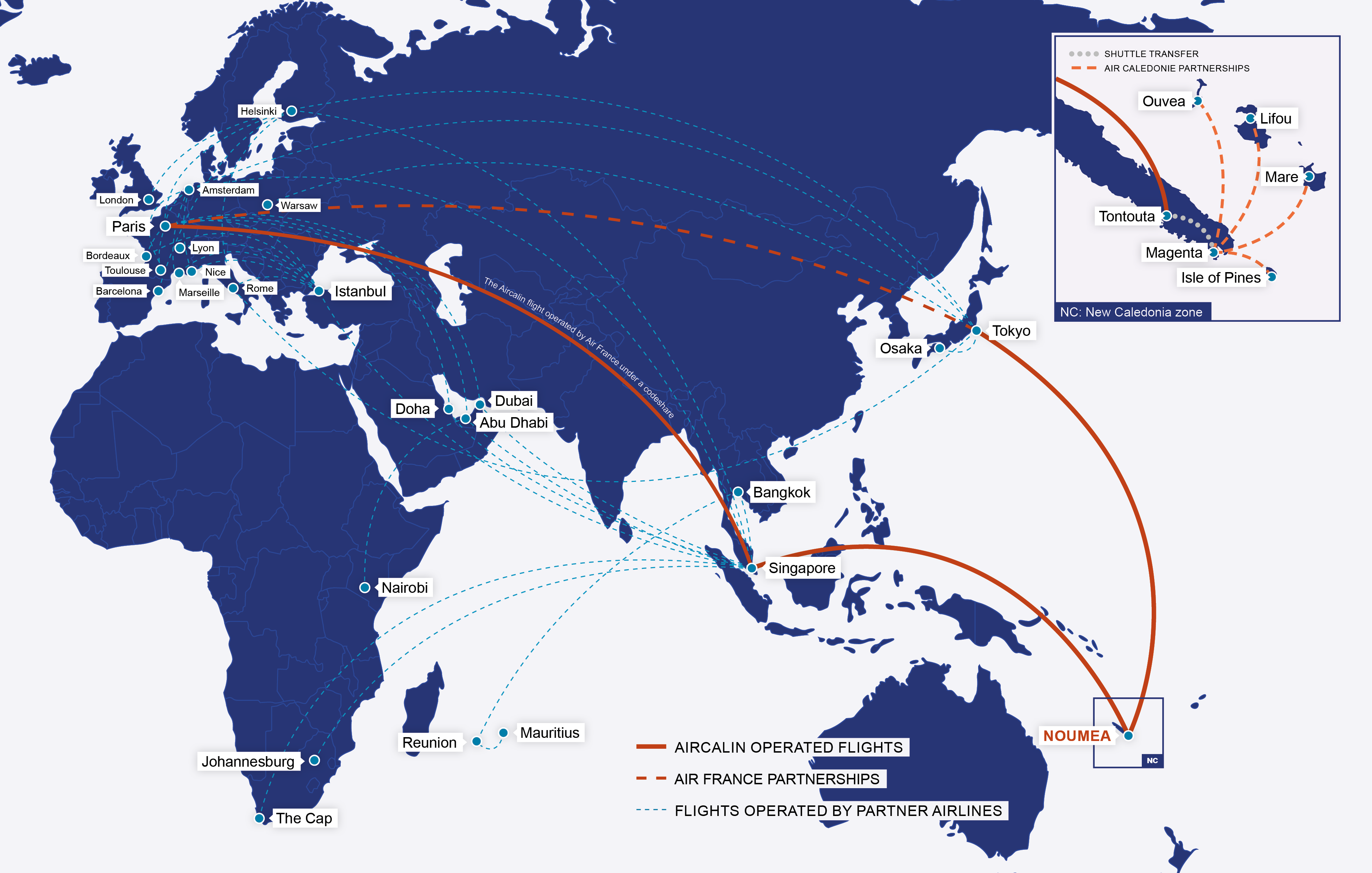 Our destinations | Aircalin